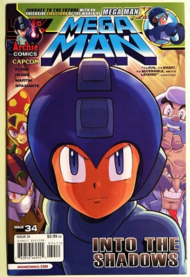 MEGA MAN COMIC BOOK #34 April 2014 SHADOW OF RA MOON Part 1 Bagged ...