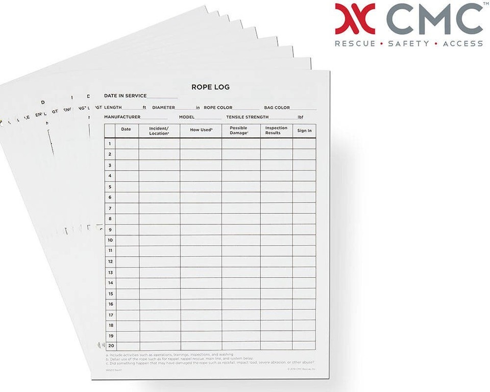 CMC Rescue Rite in the Rain Rope Log All Weather Paper | eBay