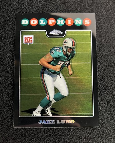2008 Topps Chrome Refractor Jake Long #TC222 Rookie RC Dolphins | eBay