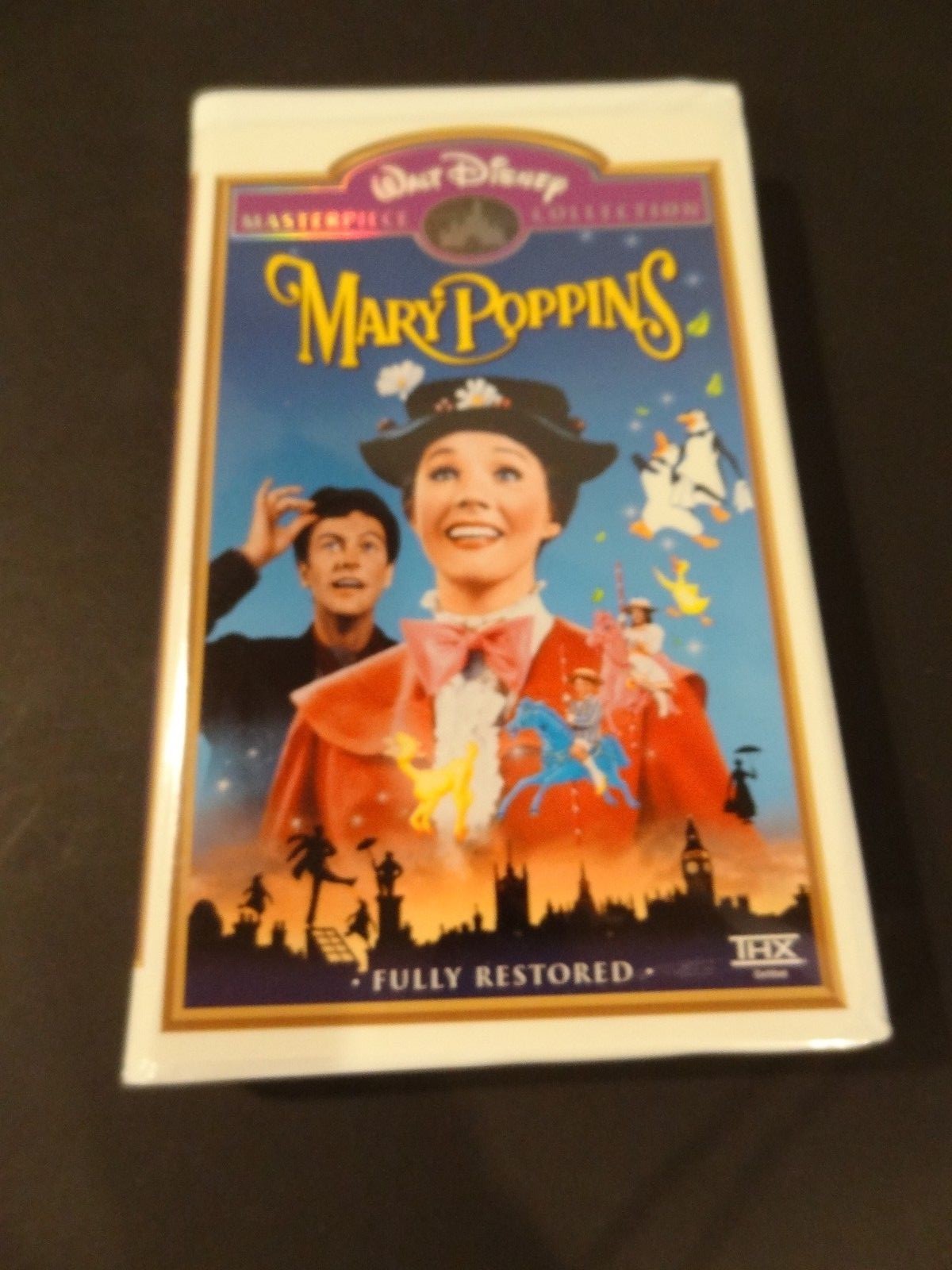 Walt Disney Masterpiece Collection Mary Poppins VHS ~ White Clamshell ...