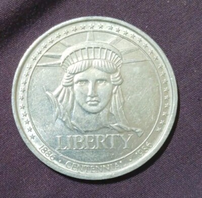 Vintage 1985 Statue of Liberty Great American Magazines Centennial Coin ...