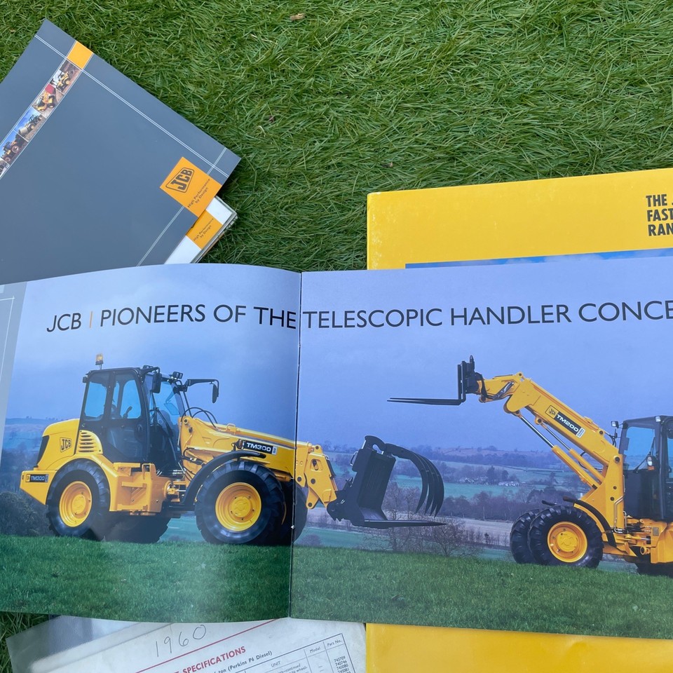 JCB Telemaster tm 200- 300-16 page brochure 2003 | eBay UK