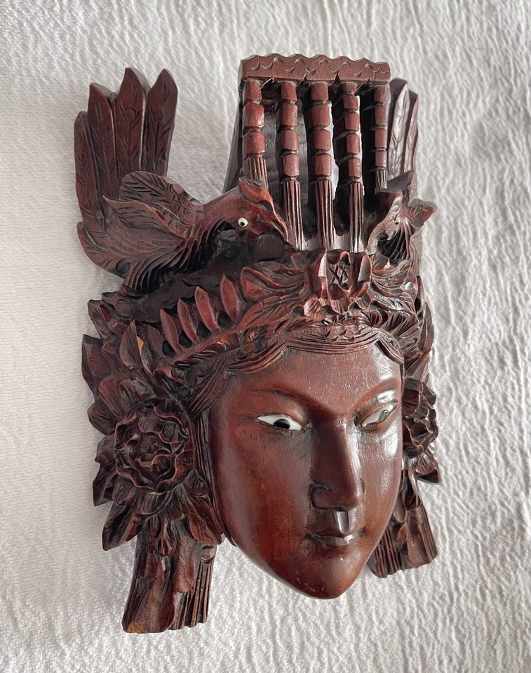 Well Crafted Asian mask with intricate detail | eBay