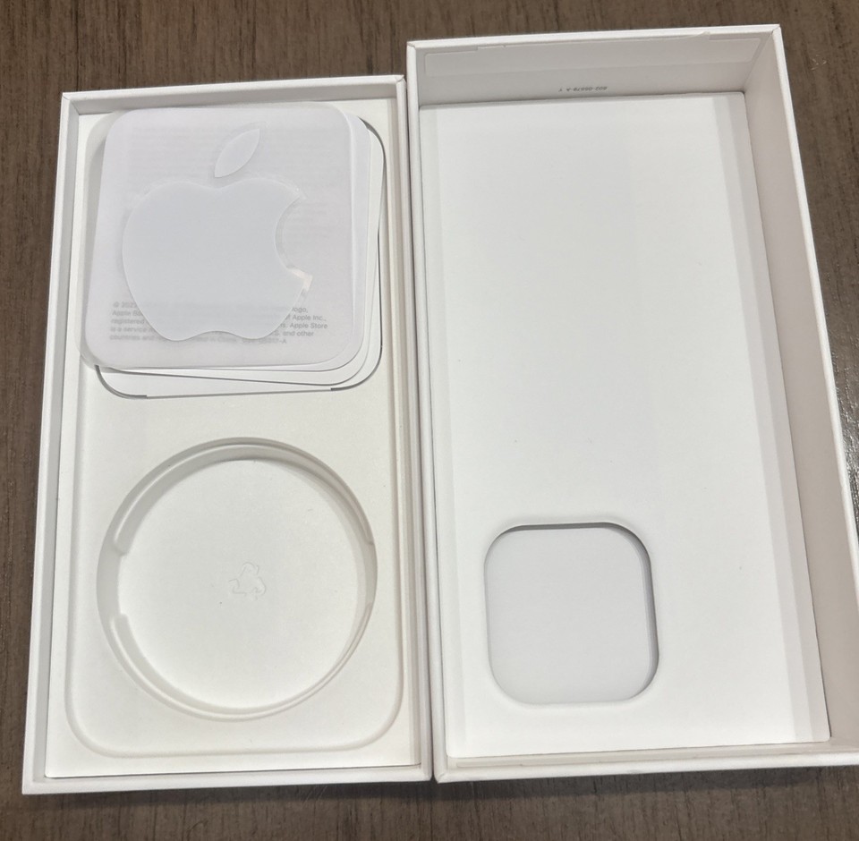 Apple iPhone 14 Pro Box Only, No Phone, W/White Apple Logo Sticker | eBay