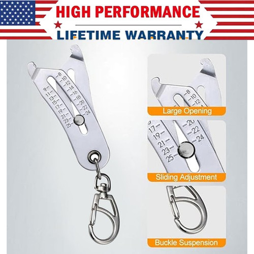 Bolt and Nut Identifier Gauge Size Gauge Precise Bolt Size Finder ...