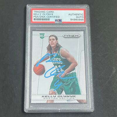2013-14 Panini Prizm #272 Kelly Olynyk Signed Rookie Card AUTO PSA ...