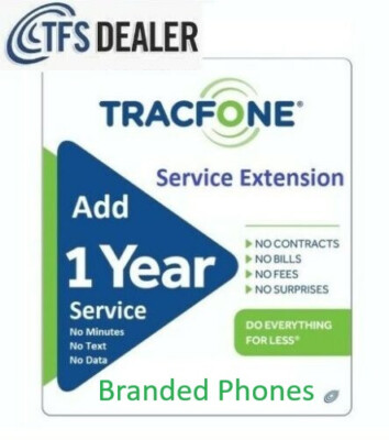 TracFone Service 1 Year/365 Days,Digital Refill for Branded Phones🔥🔥🔥 ...