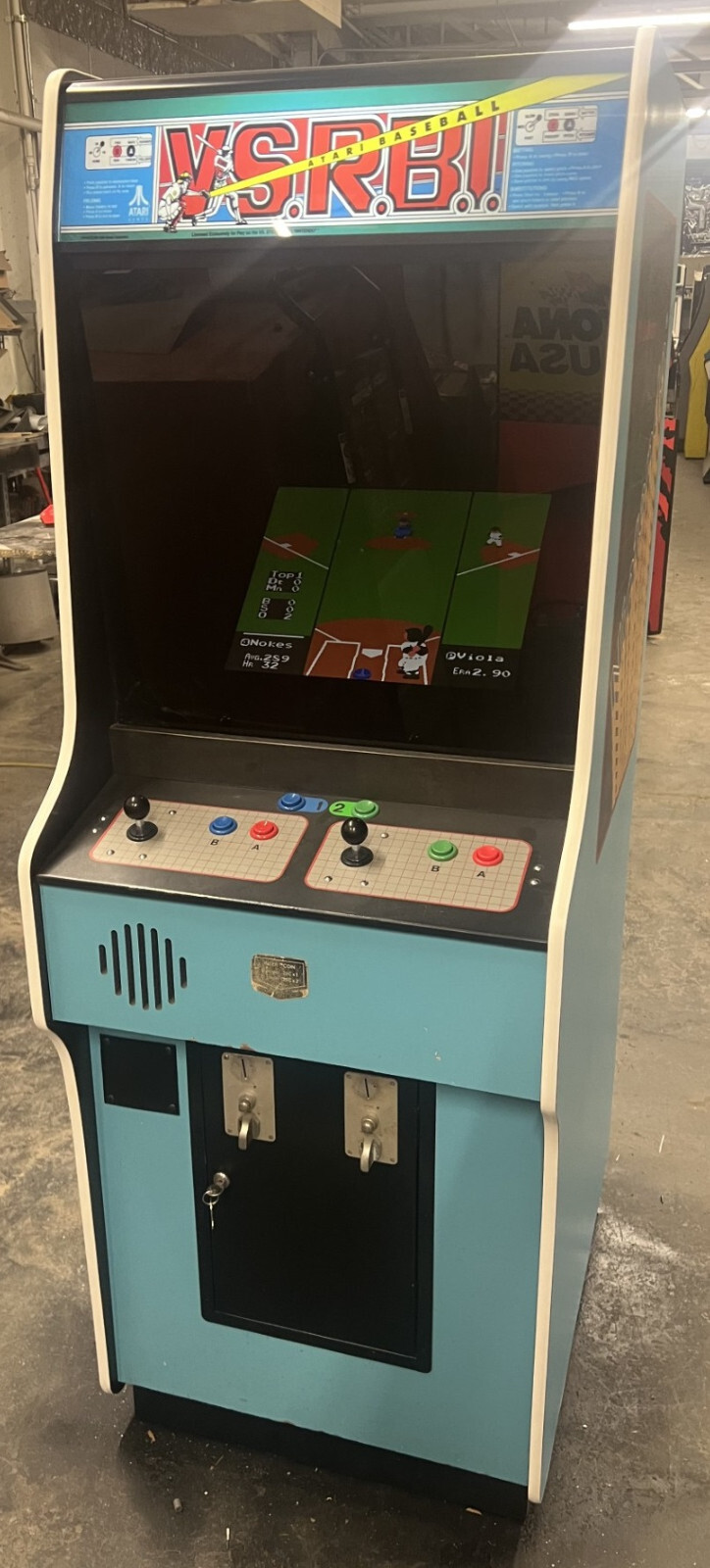 RBI BASEBALL - NINTENDO VS ARCADE MACHINE by NINTENDO (Excellent) *RARE ...