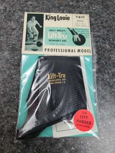 Vtg King Louie Billy Welu's Lift Tru Bowlers Aid 1960's Wrist Support ...