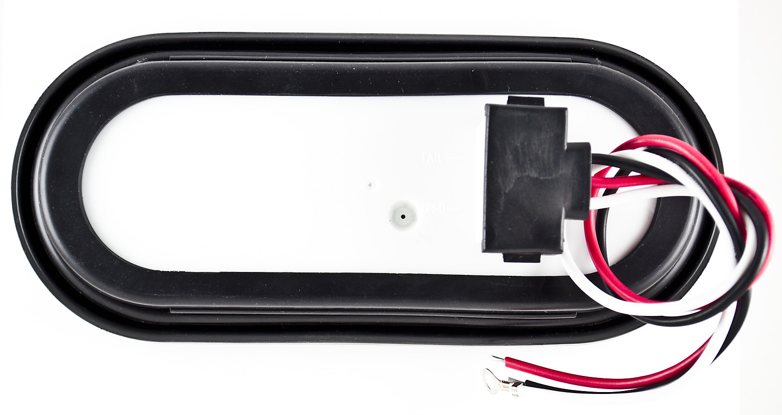 6" Inch Oval 24 LED Stop Turn Reverse Backup Tail Truck Light Kit- 4 ...