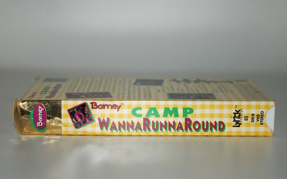 Barney Camp WannaRunnaRound VHS Movie Classic Collection Video Tested ...