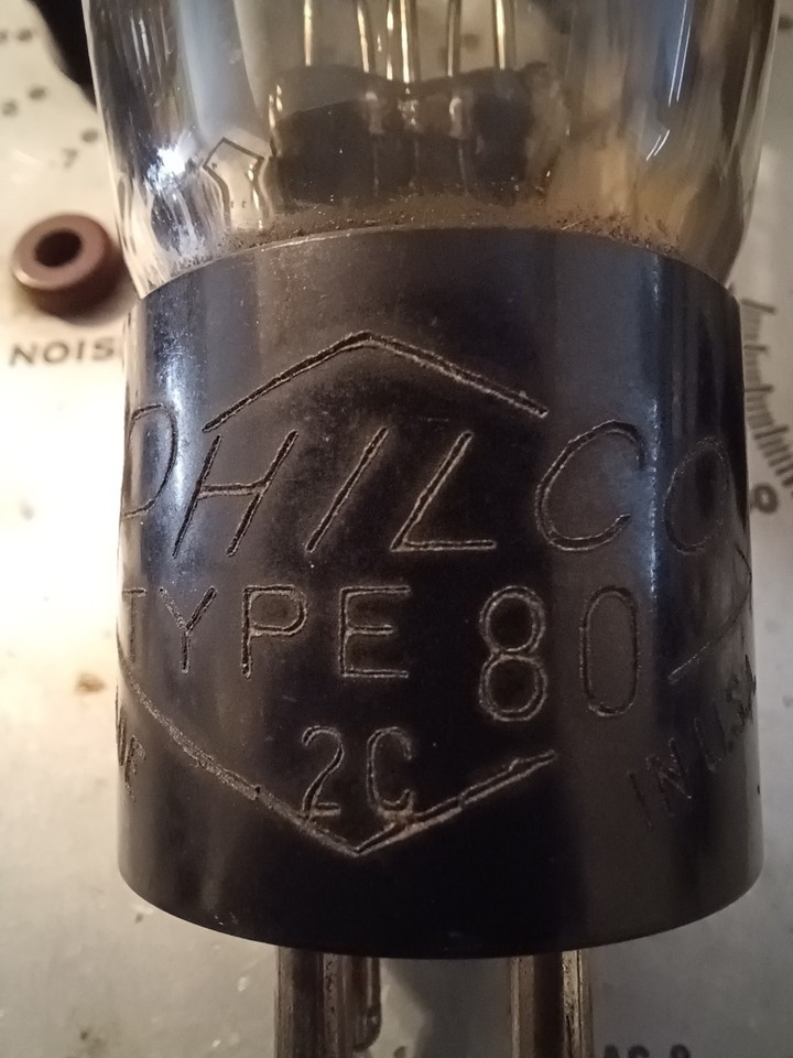 PHILCO 80 FULL WAVE GLOBE RECTIFIER VACUUM TUBE (GOOD TEST) | eBay