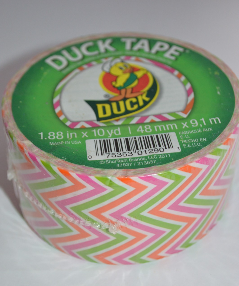 6x Duck Tape Duct Tape Discontinued Chevron Pattern Multi Color New and ...