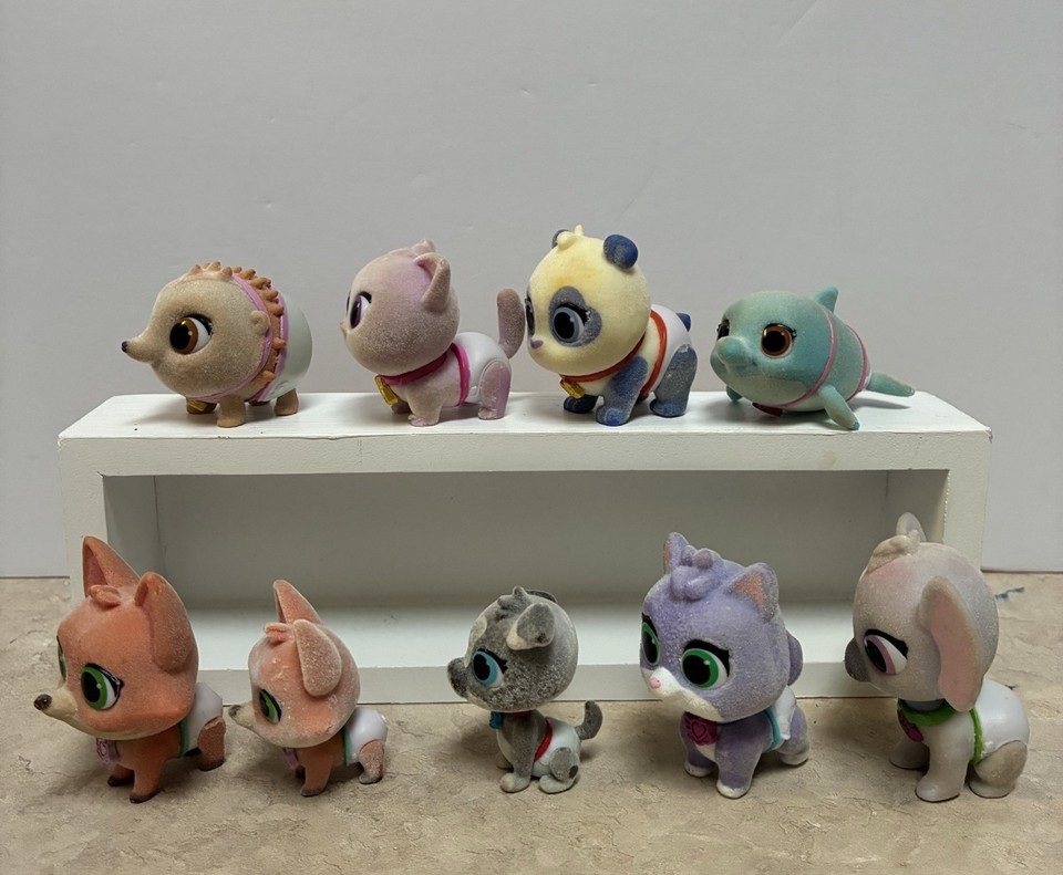 Disney Junior Tots Toys 9 Flocked Animal Figures | eBay