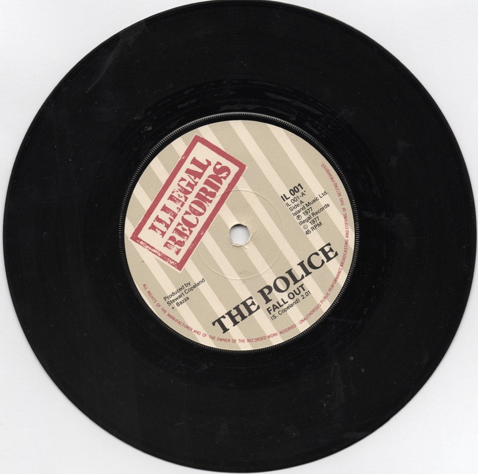 THE POLICE: Fall Out / Nothing Achieving, Illegal Records IL001, 1977 MINT- | eBay UK