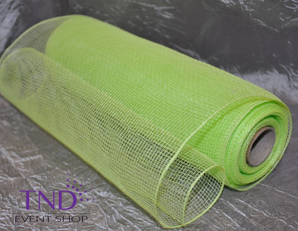 10" x10YDS SOLID COLOR DECO MESH WRAP ROLLS FLORAL MESH WRAP RIBBON ...