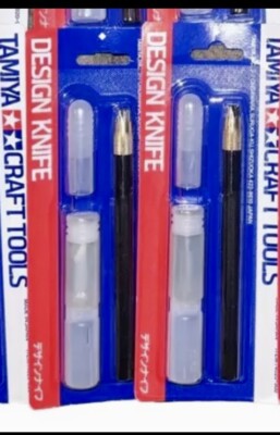 Lot Of 2 ~Tamiya 74020 Craft Tool Series No.20 Design Knife Plastic ...