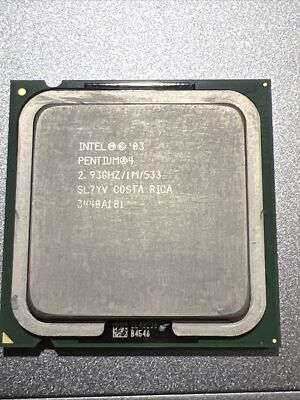 INTEL Pentium 4 SL7YV Intel Socket 775 2.93Ghz | eBay
