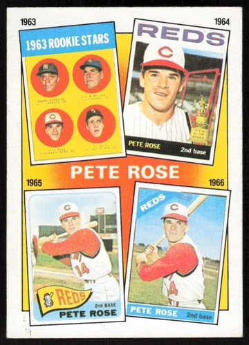 1986 Topps Rose Special: '63-'66 #2 Pete Rose Cincinnati Reds | eBay