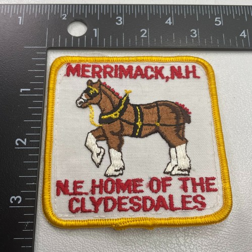 VINTAGE N.E. HOME OF THE CLYDESDALES Horses Merrimack New Hampshire ...