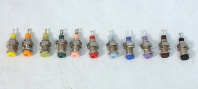 11 Pin Tip Panel Test Jacks Colored | eBay
