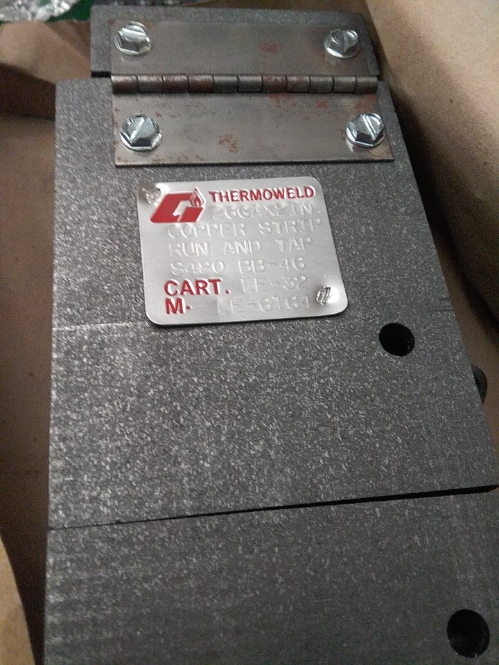 Thermoweld Le-6164 Copper Strip Run And Tap | eBay