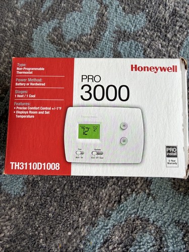 Honeywell TH3110D1008 Pro Non-Programmable Digital Thermostat | eBay