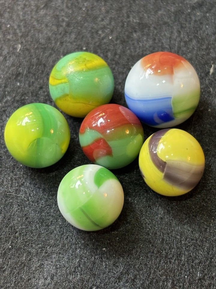 Marble King Glass Marbles Set. Nice Group With Some Hard To Find ...
