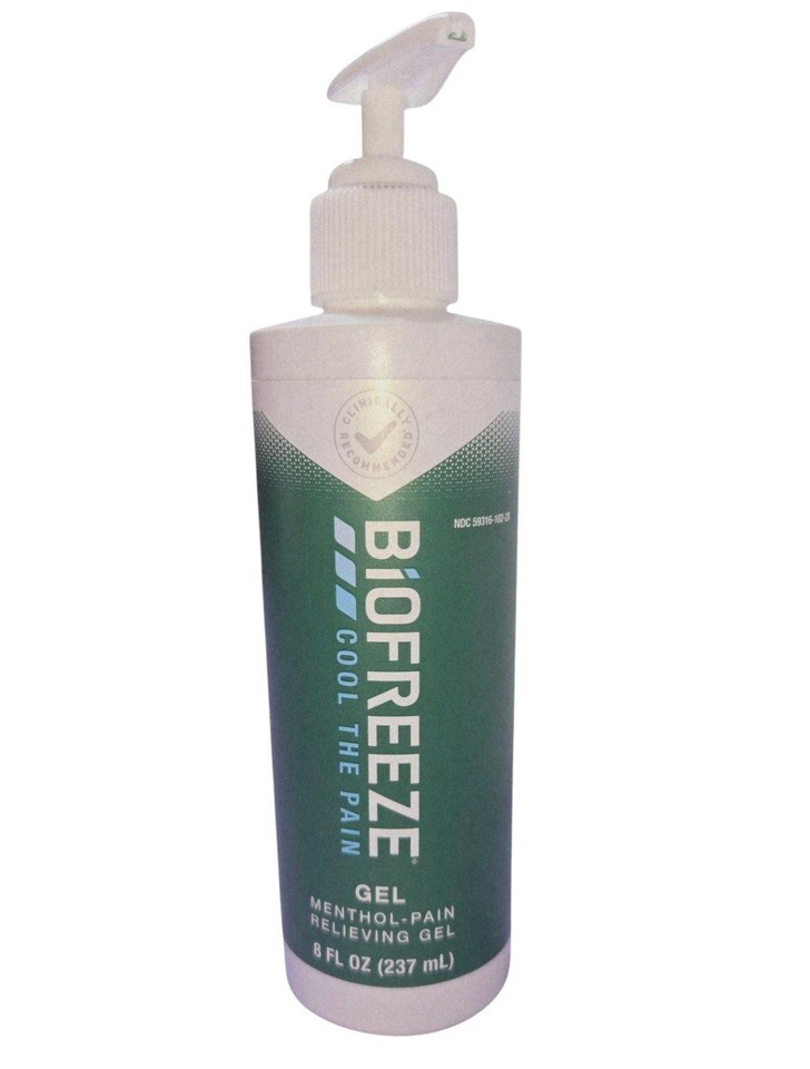 BioFreeze "Cool The Pain" Travel Size Roll-On Pain Relieving Gel & Full ...