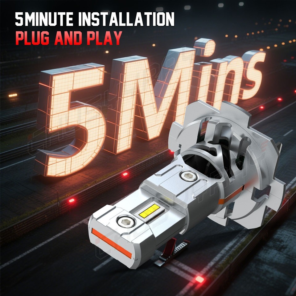 For MG GS 2017-2024 4x H7 LED Headlight Bulbs Main/Dipped Beam Combo ...