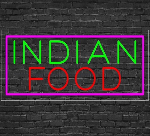 Indian Food Sign for Window/Wall Displays | LED Flex Neon | 32"W x 13"H ...