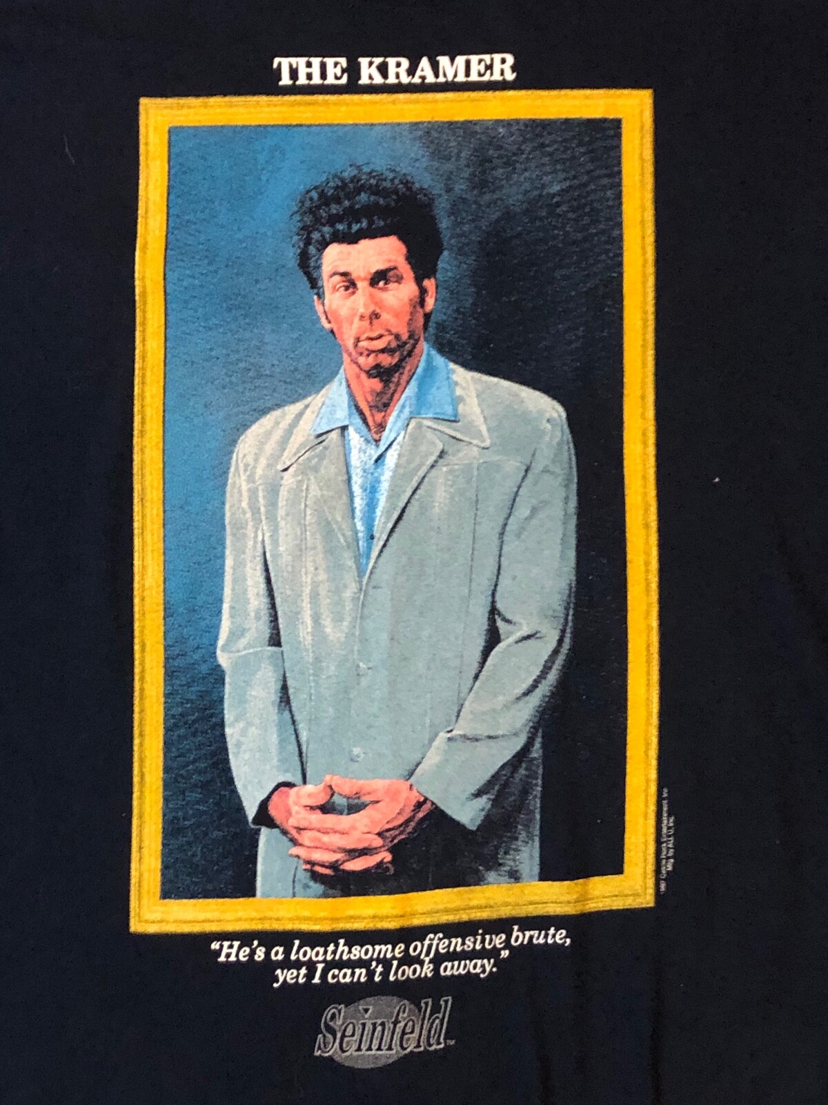Vintage 1997 The Kramer Seinfeld T shirt size XL NBC … - Gem