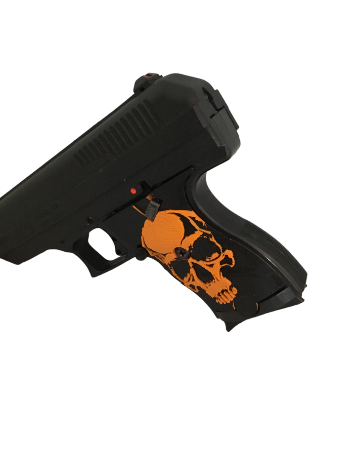 SSWI Any Color Skull Grained Grips for Hi-Point C-9, CF-380 / 9mm ...