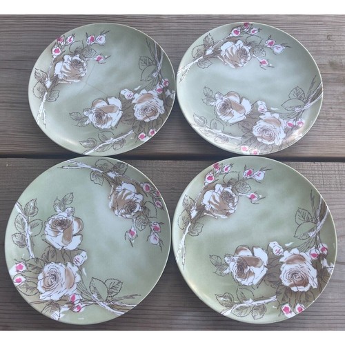 Vintage Texas Ware Green Floral Melamine 10” Dinner Plate Lot | eBay