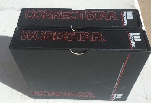 WORDSTAR CORRECTSTAR SPELLSTAR 3.30 Vintage IBM PC Software MicroPro ...