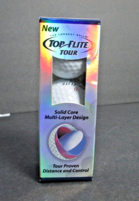 Top Flite Tour Golf Balls Sleeve of 3 New | eBay