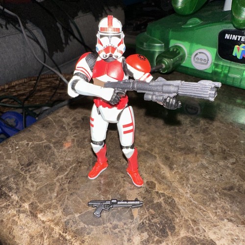 Star Wars Greatest Battles RED SHOCK TROOPER 2006 Hasbro COMPLETE Loose ...