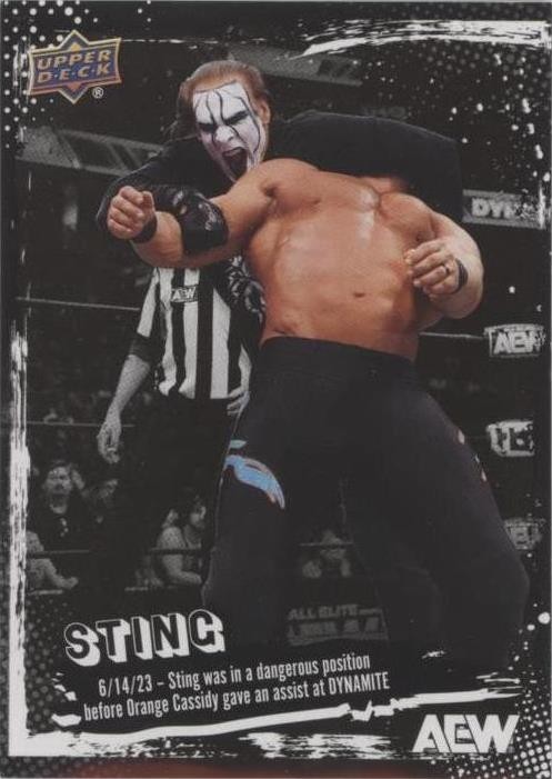 2024 Upper Deck Aew the Icon Sting Weekly - Sting #15 for sale online ...