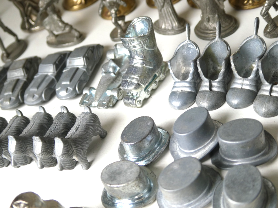 Monopoly Cluedo Scene It Chess Harry Potter Star Wars Pewter Tokens ...