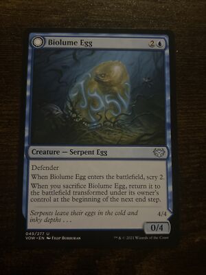 Biolume Egg Biolume Serpent 049/277 Innistrad Crimson Vow MTG Magic ...