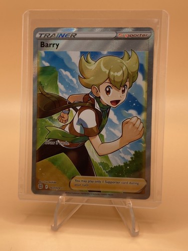 Pokemon TCG Barry Full Art Trainer Brilliant Stars 167/172 Ultra Rare ...