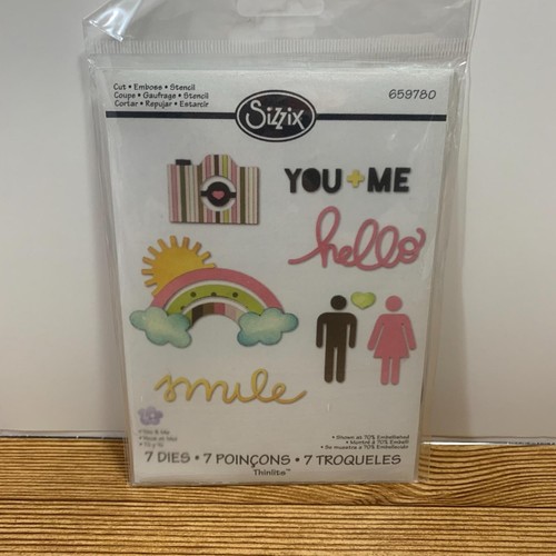 Sizzix Retired You and Me Die Set Camera Rainbow | eBay