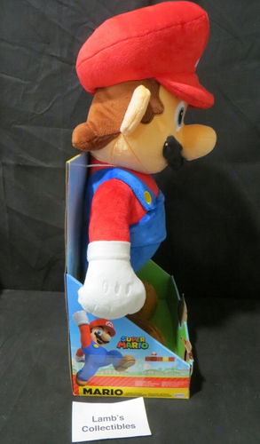 Super Mario 18" Giant Plush Super Mario Nintendo Video Game Hero Jakks ...