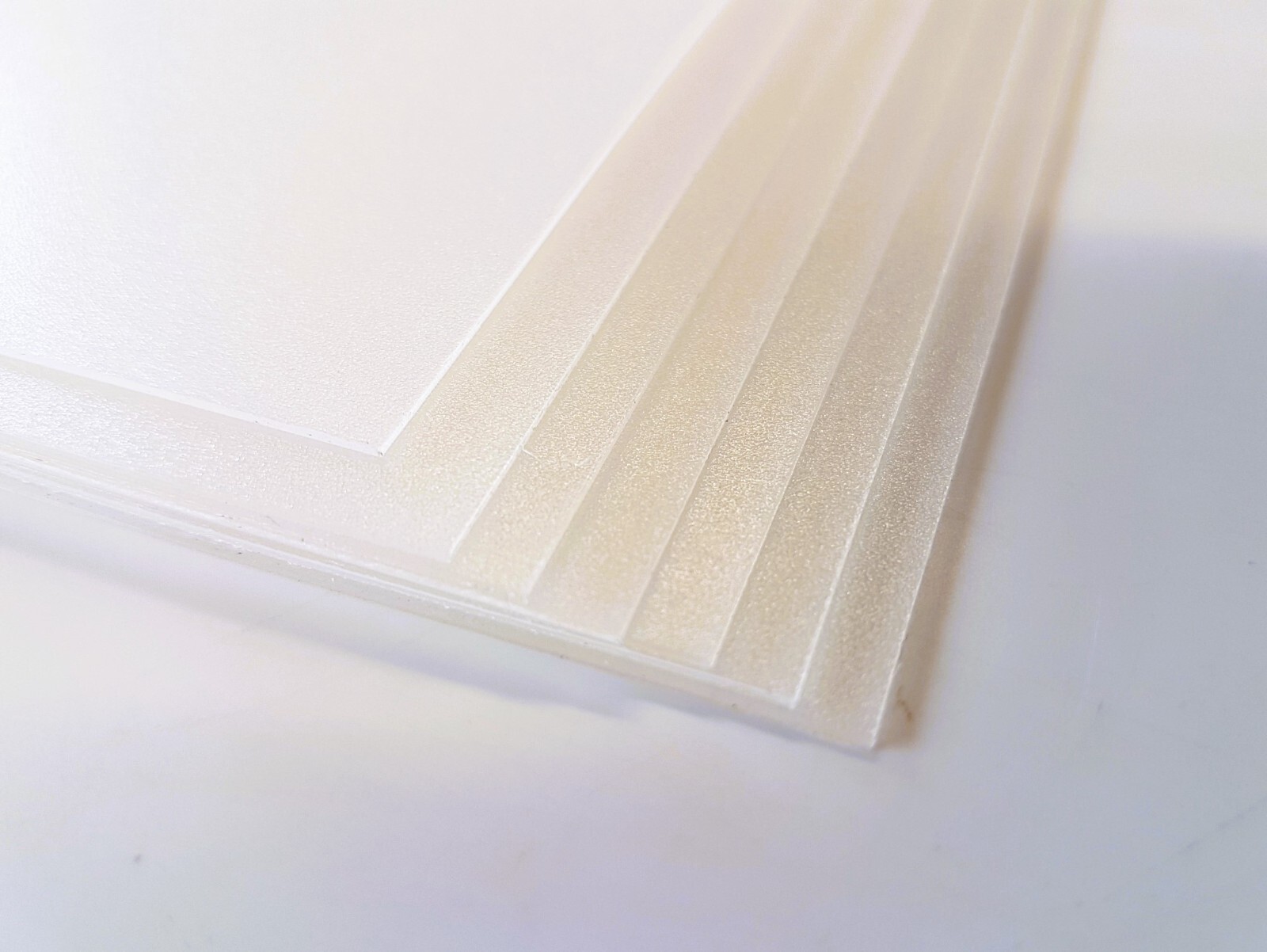 Plastic Sheet Frosted Polypropylene Sand Finish Project 0.8mm A5 A4 A3 ...