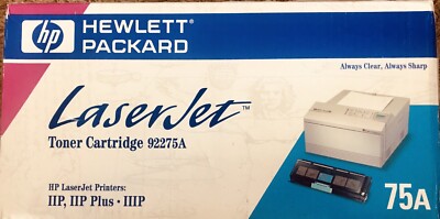 Genuine HP LaserJet 92275A 75A Toner Cartridge Black OEM Brand New ...