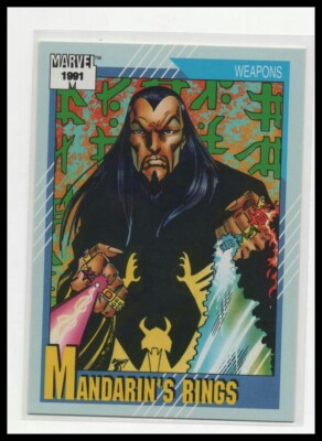1991 Impel Marvel Universe II #137 - Mandarin's Rings WEAPONS | eBay