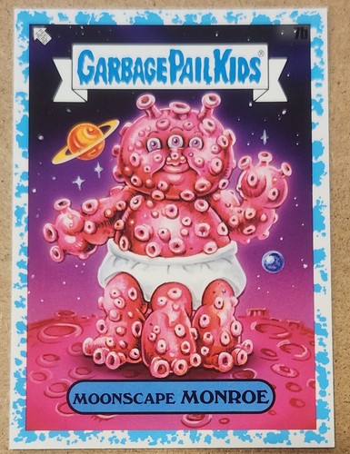 MOONSCAPE MONROE GPK INTERGOOLACTIC BLUE BORDER PARALLEL CARD (#4/99 ...