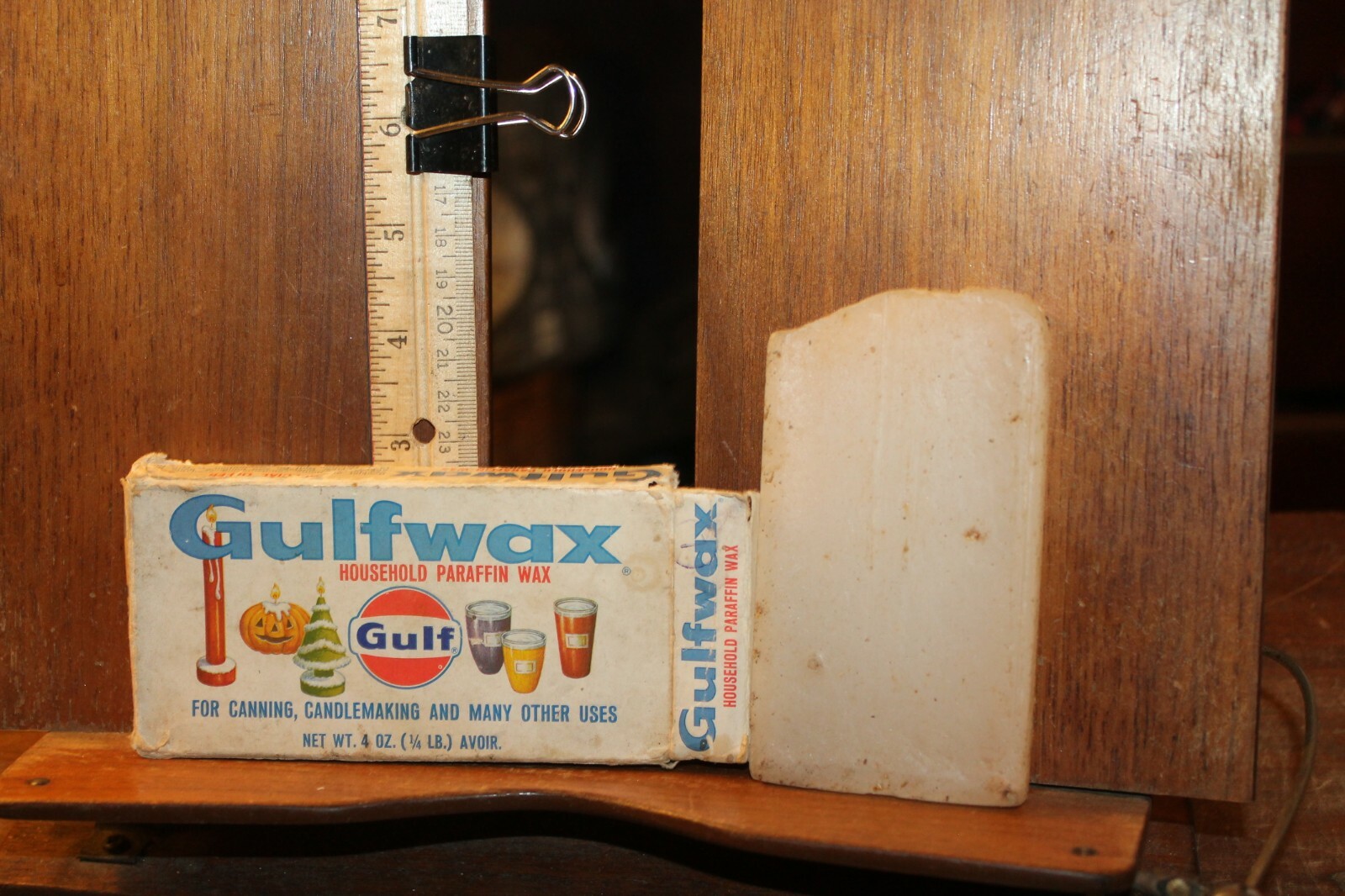 Early 1960's Gulfwax Gulf Wax Paraffin Box Halloween Christmas | eBay