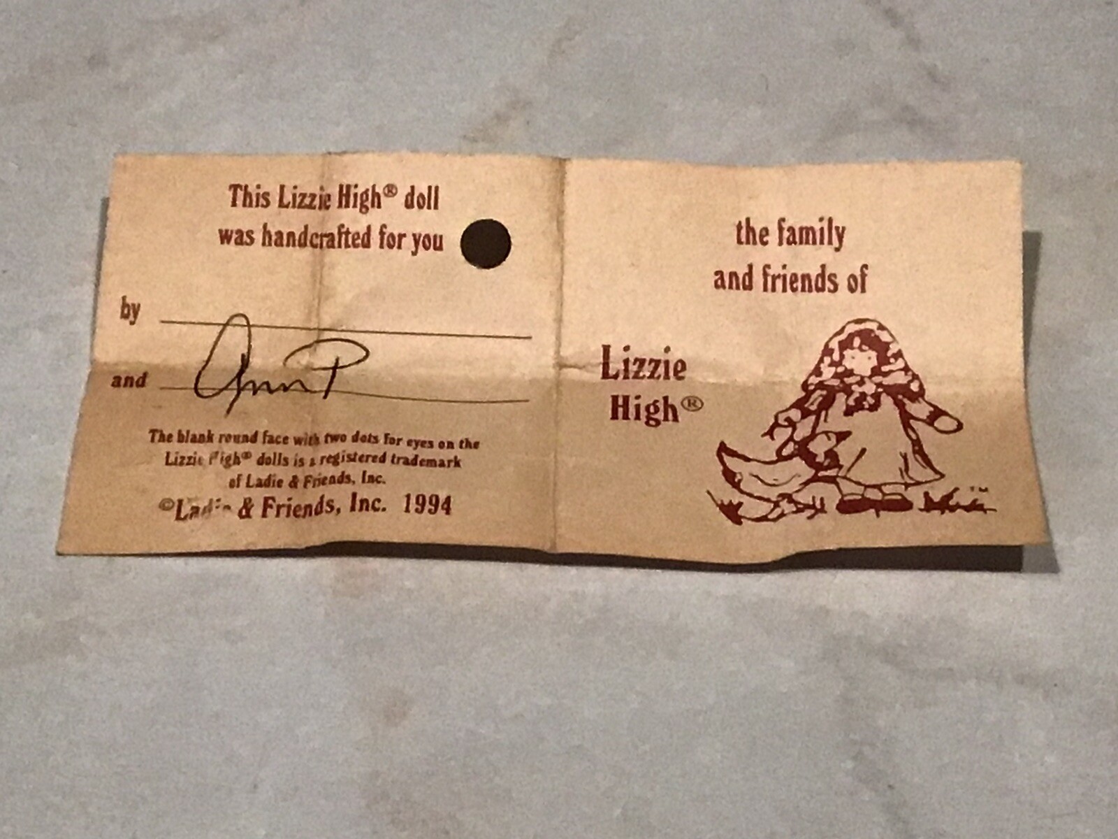 Lizzie High Doll 1994 Bonnie Valentine Fishing | eBay