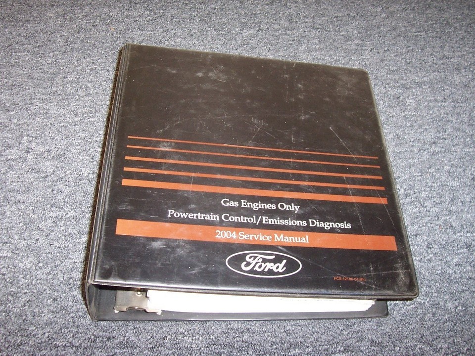 2004 Ford F250 F350 F450 F550 Powertrain Control Emissions Shop Service ...